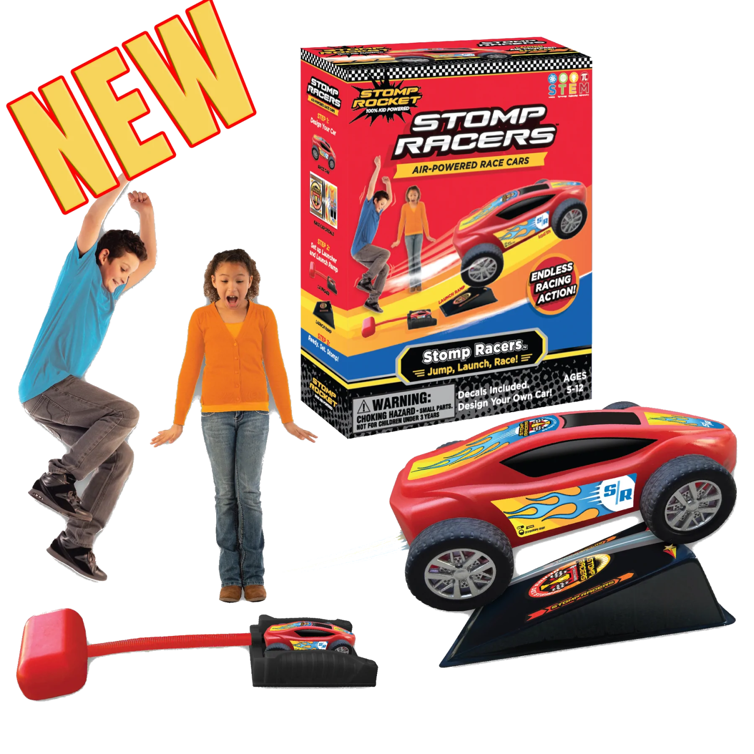 Stomp Rocket Stomp Racers - Unique Toy Shop